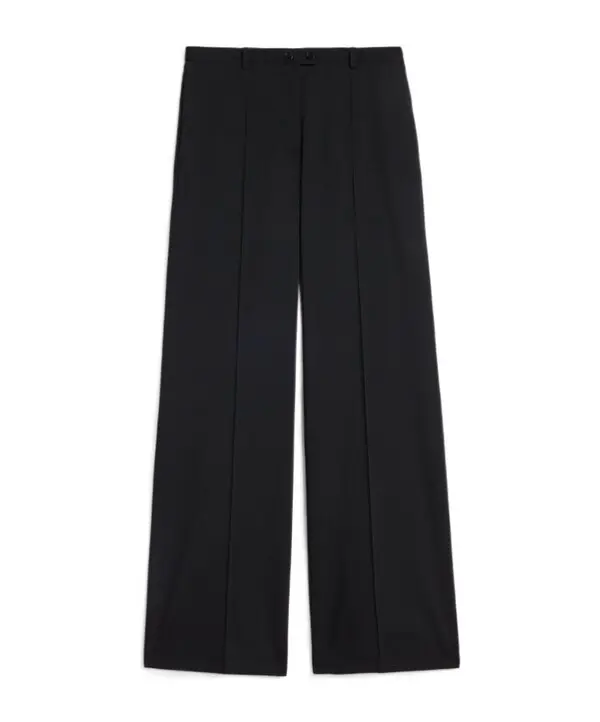 JIL SANDER Wool Canvas Trousers