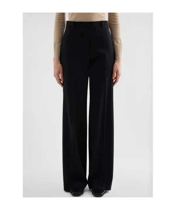 JIL SANDER Wool Canvas Trousers