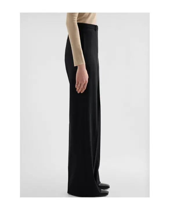 JIL SANDER Wool Canvas Trousers