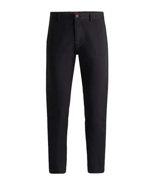 Hugo Boss Simple Straight-leg Pants - Black