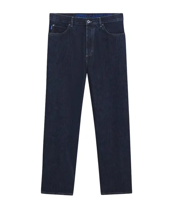 Hugo Boss Simple Straight-leg Pants - Blue