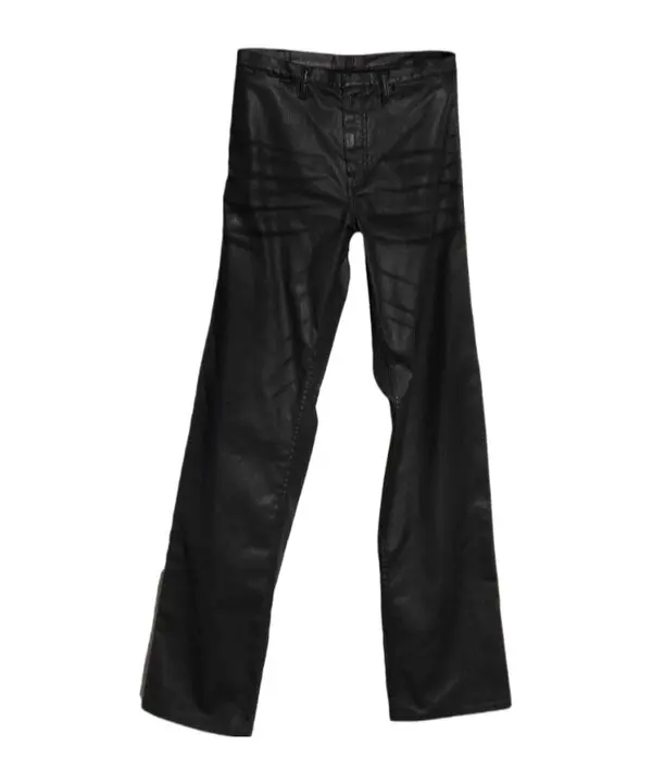 Gucci Coated Cotton Twill Denim Pants With Web