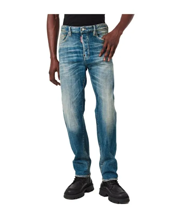 Dsquared2 Vintage Ripplewash Cropped Jeans