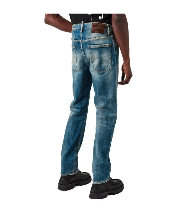 Dsquared2 Vintage Ripplewash Cropped Jeans