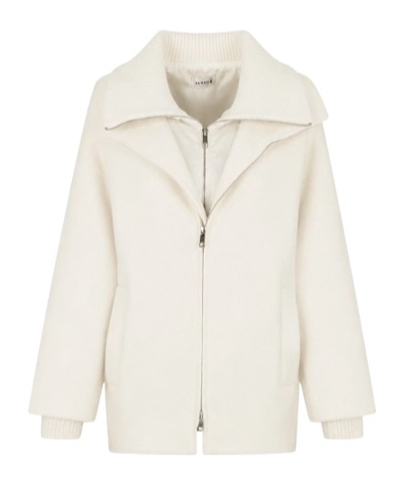 P.a.r.o.s.h Long-sleeve Zip-up Jacket - White