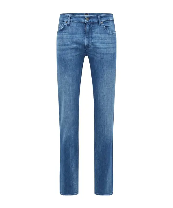 Hugo Boss Simple Straight-leg Pants - Blue