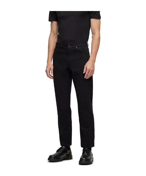 Hugo Boss Diamondquilted Straightleg Trousers