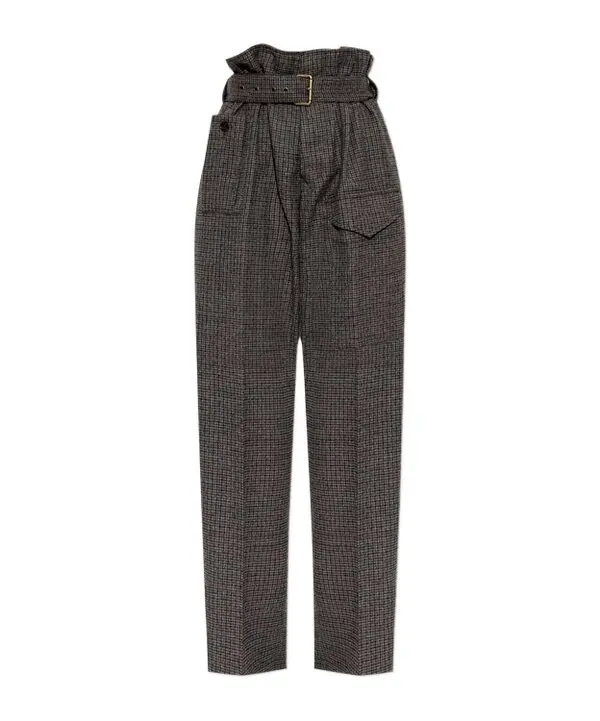 Etro Belted Trousers - Brown