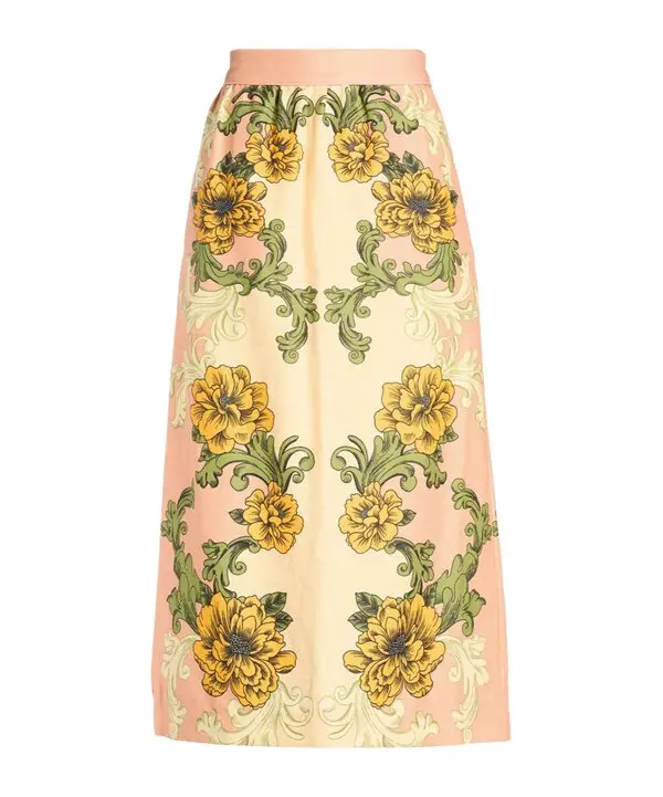 Farm Rio Floral Maxi Dress - Pink