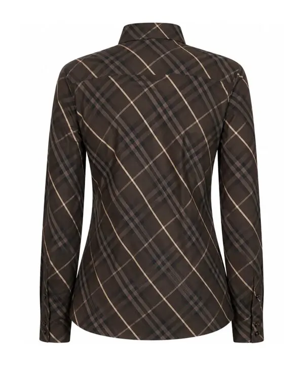 Burberry Slim Fit Check Cotton Shirt