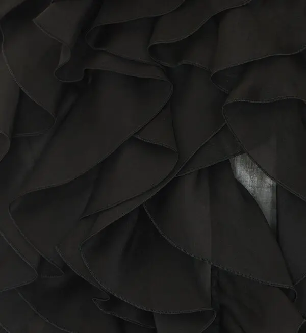 Max Mara Ruffled Silk Shirt
