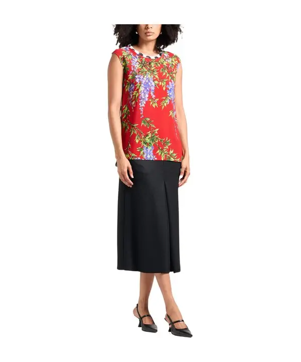 Dolce & Gabbana Floral Print Short Sleeve Top