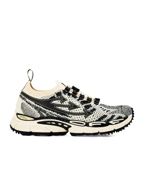 Off-White Lightweight Knit Casual Shoes - Black