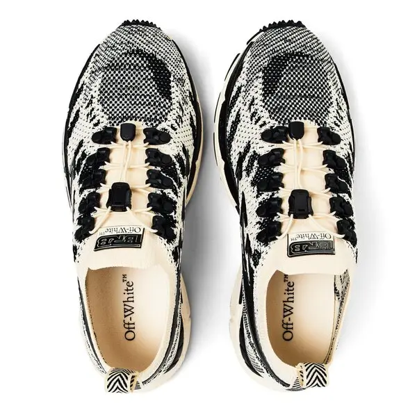 Off-White Lightweight Knit Casual Shoes