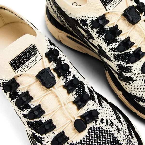 Off-White Lightweight Knit Casual Shoes