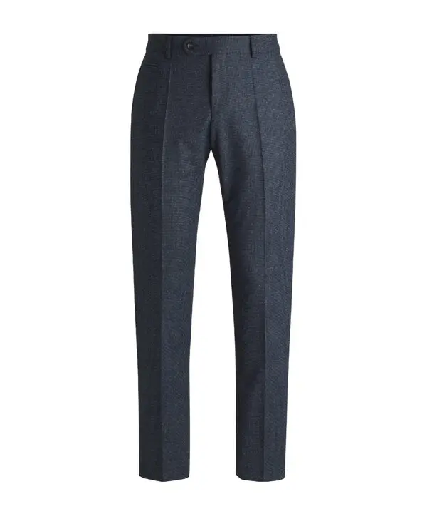 Hugo Boss Simple Straight-leg Pants - Blue