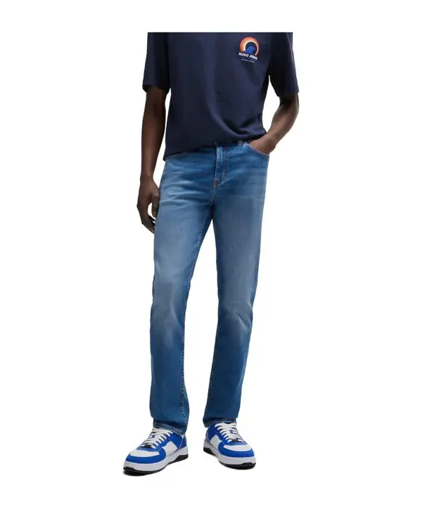 Hugo Boss Mediumblue Gradient Washed Jeans