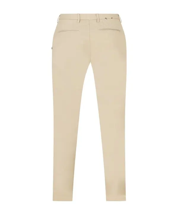 Hugo Boss Offwhite Twill Chino Trousers