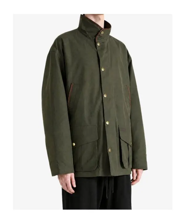 Barbour Bromfield High-neck Press-stud Jacket