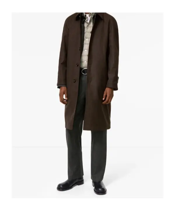 Burberry Long Reversible Gabardine Parkbury Car Coat