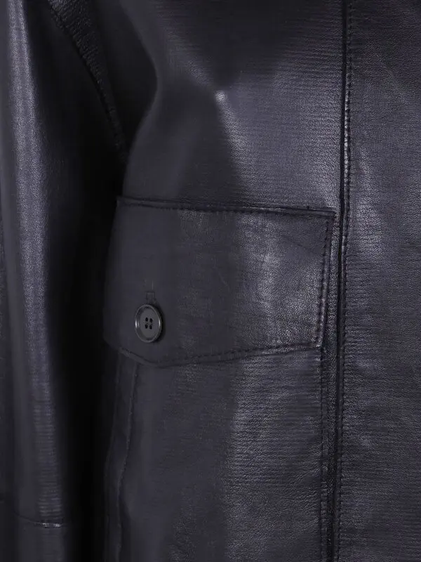 P.a.r.o.s.h Long-sleeve Leather Jacket