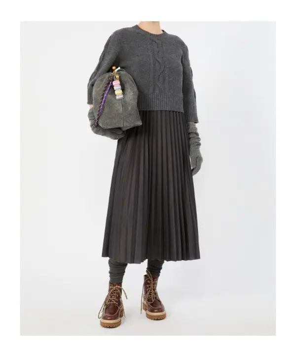 Max Mara Sleeveless Midi Dress - Dark Gray