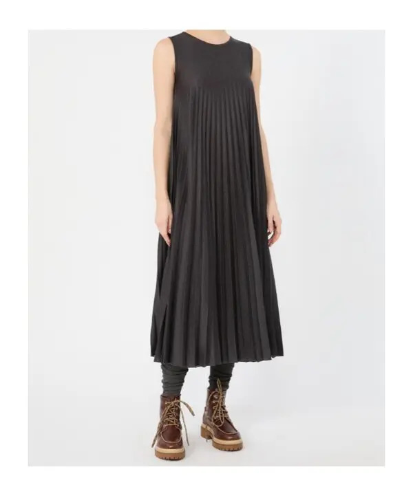 Max Mara Sleeveless Midi Dress - Dark Gray