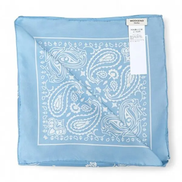Max Mara Patterned Silk Scarf