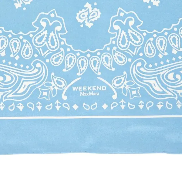 Max Mara Patterned Silk Scarf