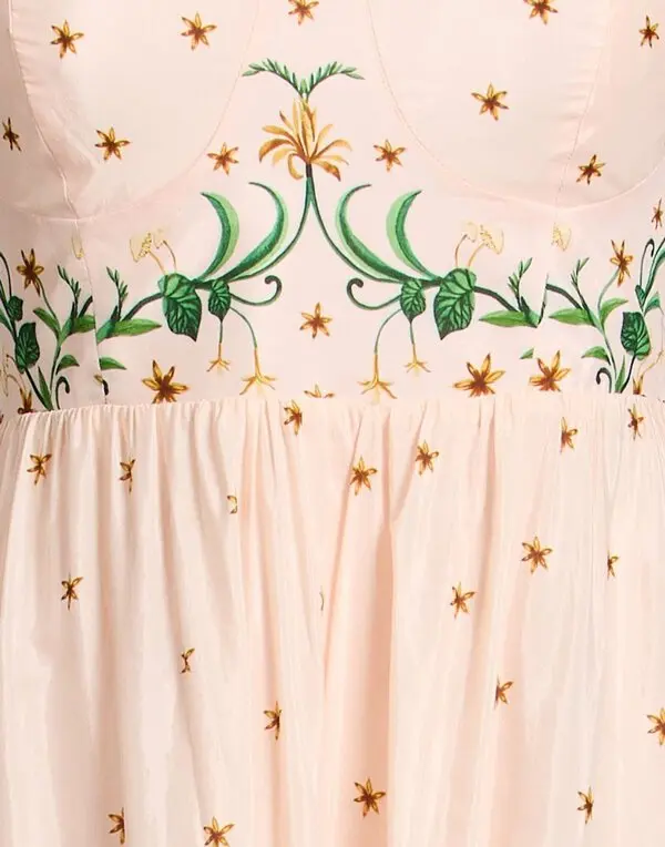 Farm Rio Floral Print Maxi Dress