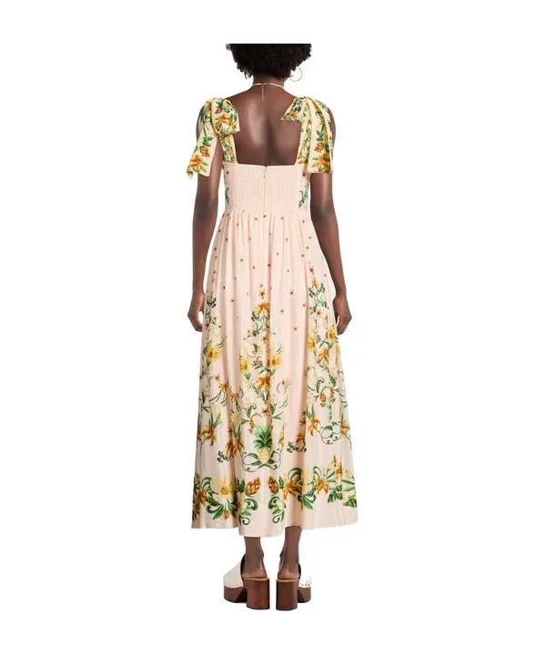 Farm Rio Floral Print Maxi Dress