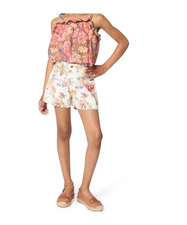 Chloé Floral Printed Shorts
