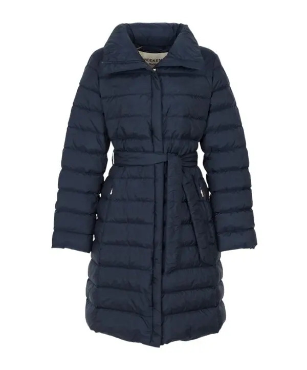 Max Mara Long-sleeved Down Jacket - Black