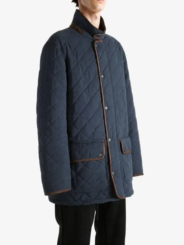 Barbour Thursby Quilted Corduroy-collar Jacket