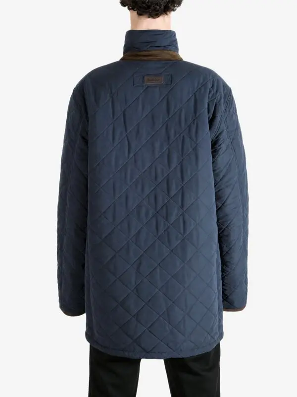 Barbour Thursby Quilted Corduroy-collar Jacket