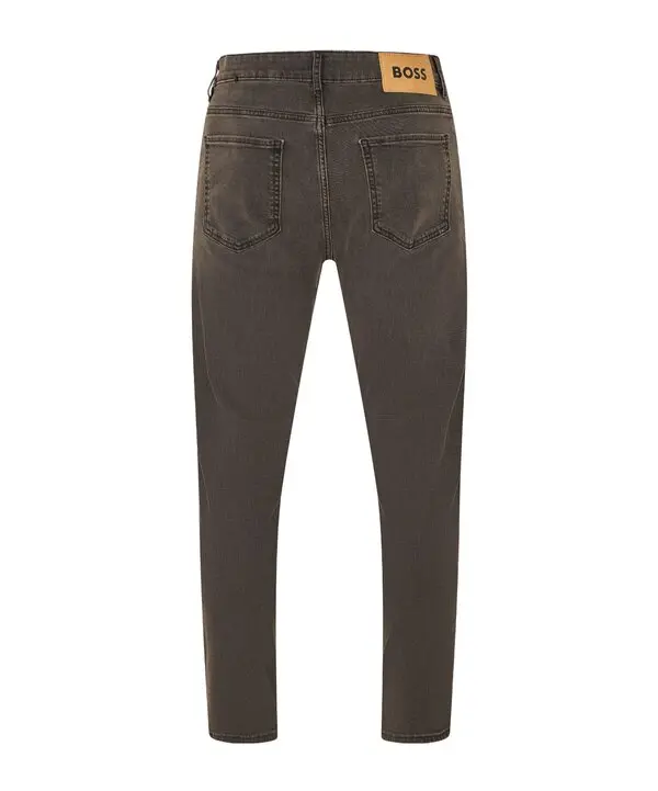 Hugo Boss Charcoalgrey Washed Jeans