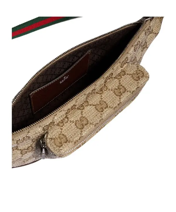 Gucci Flatpack Crystal Belt Bag