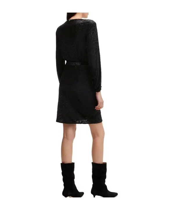 Hugo Boss Jacquard Wrapstyle Dress
