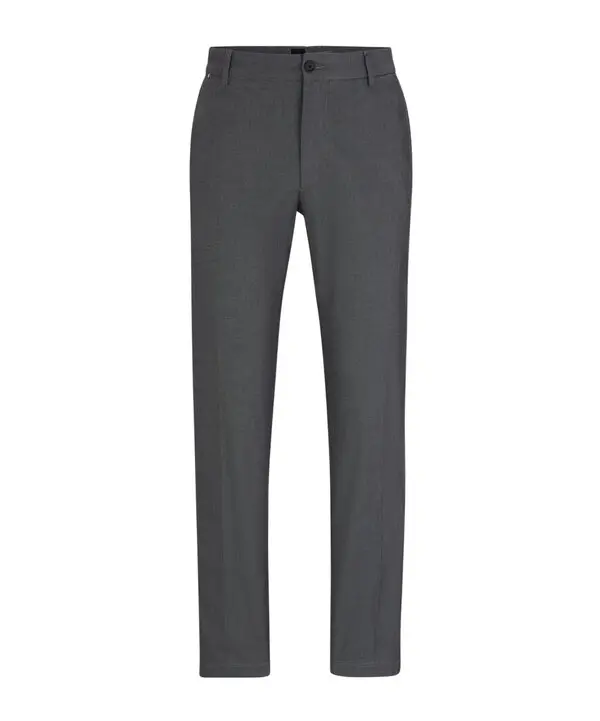 Hugo Boss Charcoal Suit Trousers - Blue