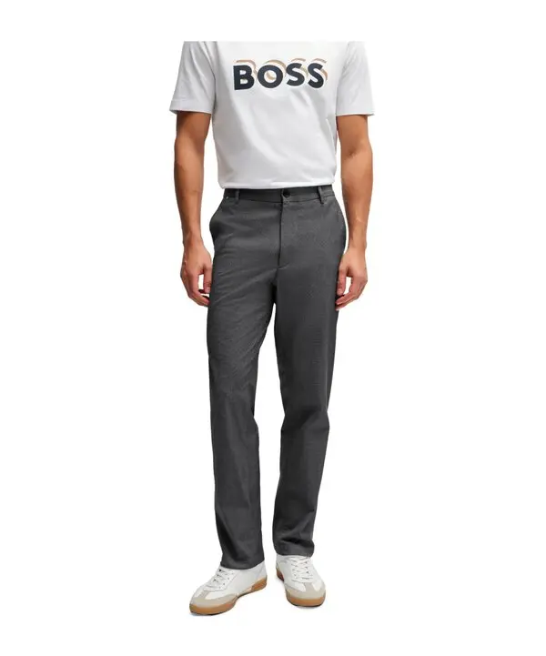 Hugo Boss Charcoal Suit Trousers