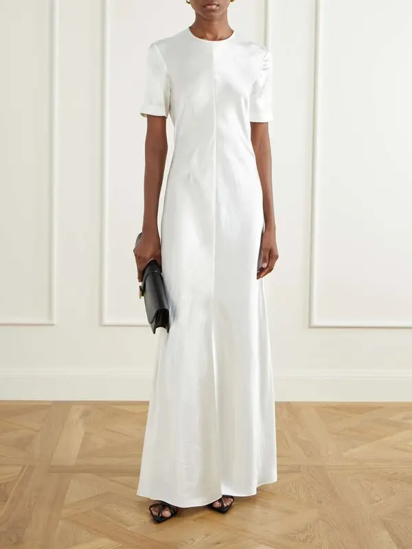 FFORME Akriti Satin-crepe Maxi Dress