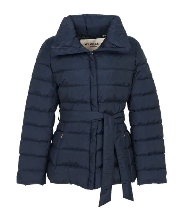 Max Mara Long-sleeved Down Jacket - Black