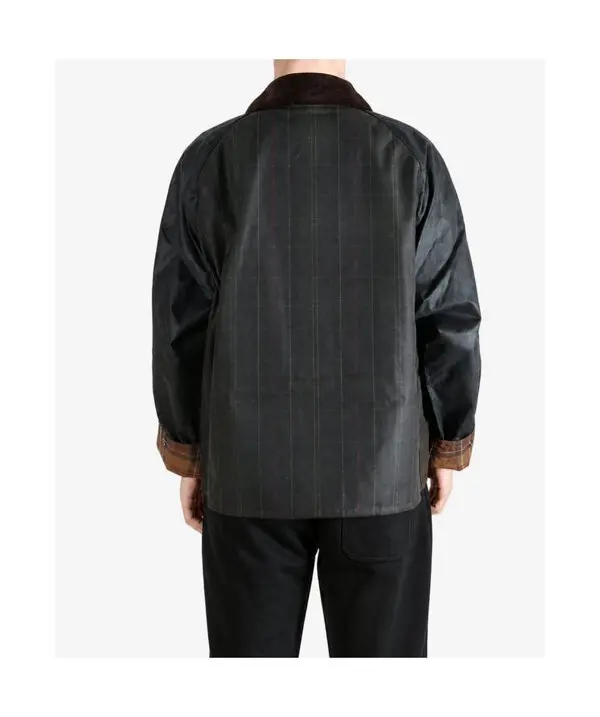 Barbour Plaidpanel Waxed Cropped Jacket