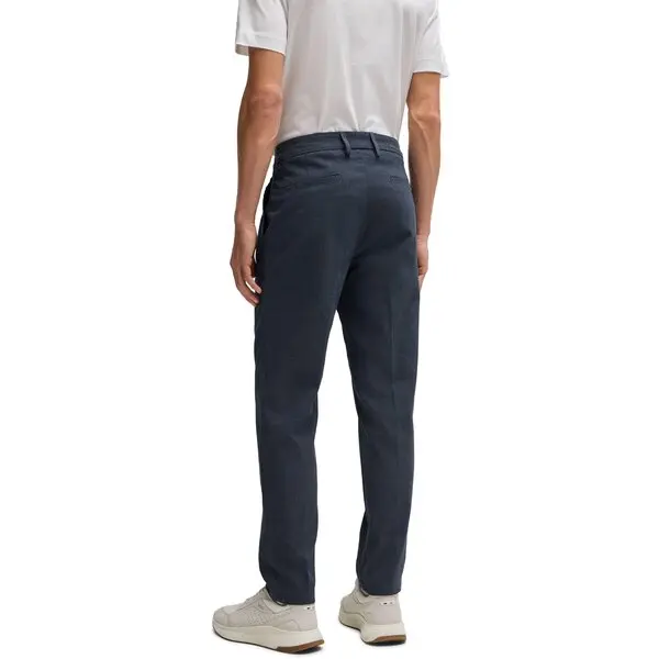 Hugo Boss Dark Navy Chino Trousers