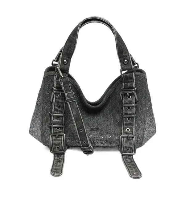 DIESEL® D-one-small Top-handle Bag In Crystal Solarised Denim
