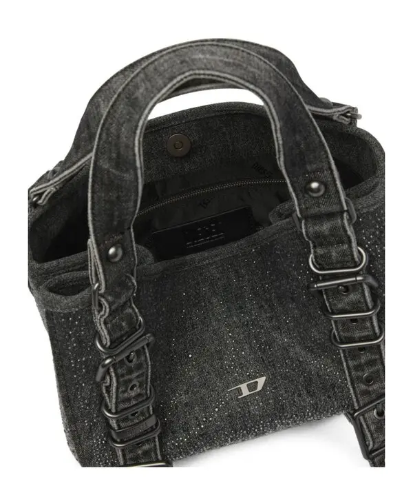 DIESEL® D-one-small Top-handle Bag In Crystal Solarised Denim