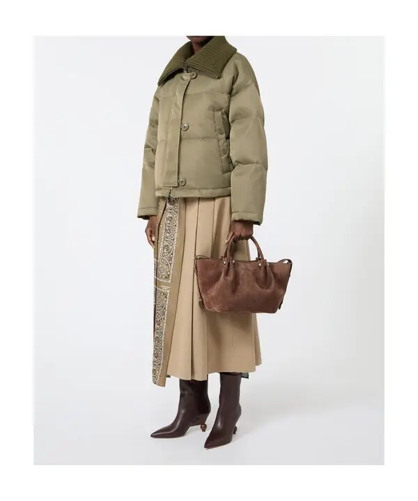 Max Mara Suede Tote Bag - Chocolate