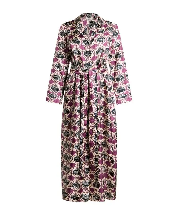 Max Mara Printed Silk Shirt Dress