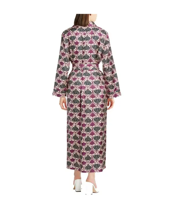 Max Mara Printed Silk Shirt Dress