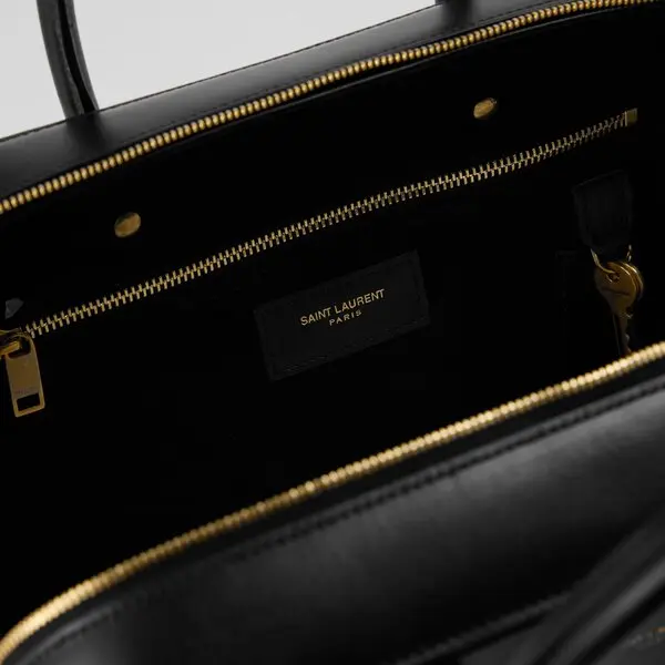 Saint Laurent Solid Color Handle Bag